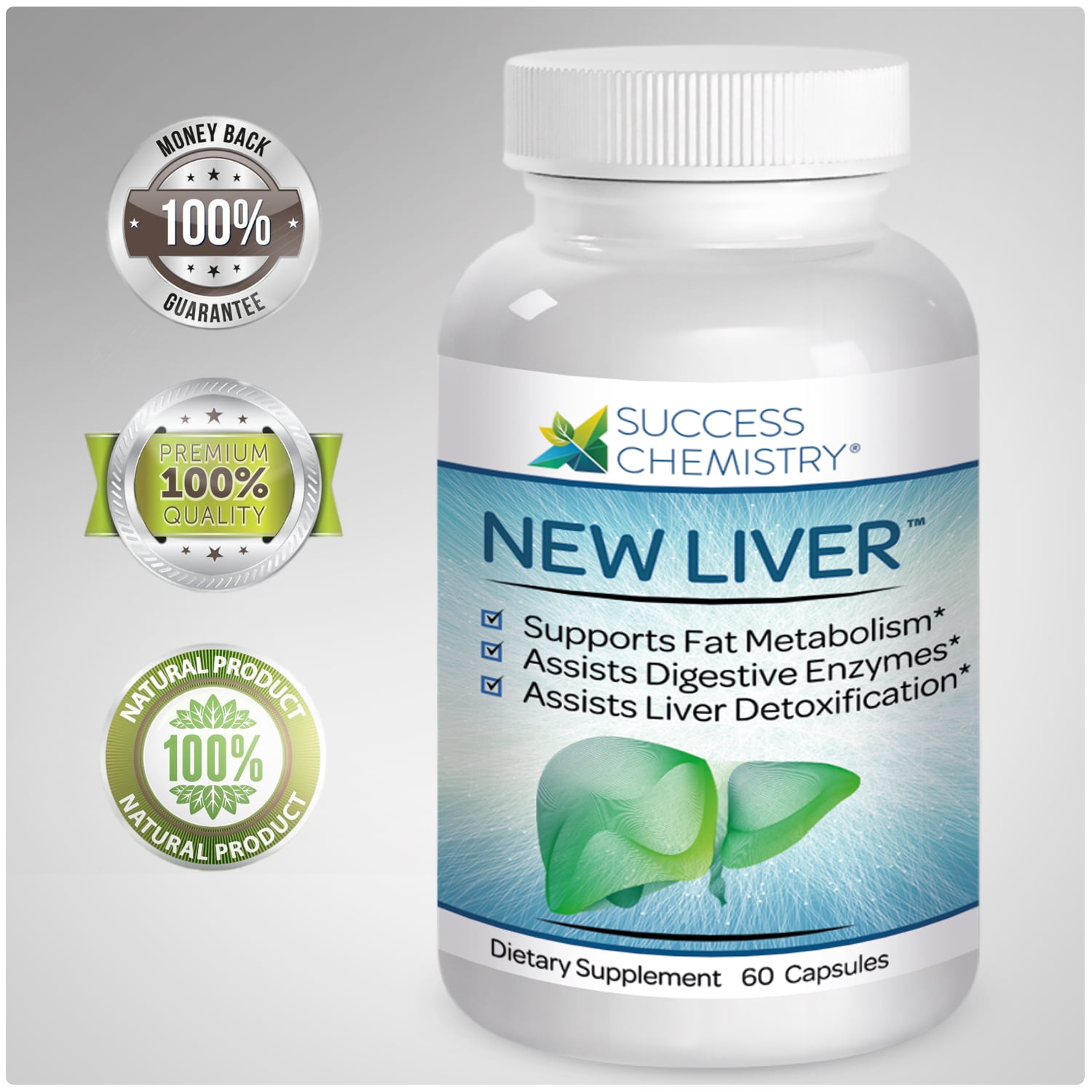 Success Chemistry® Liver Detox Cleanse and Support Supplement - Liver ...