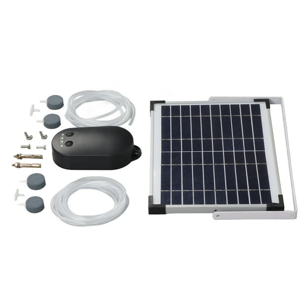 Aquarium Solar Oxygen Pump, Keep Clean Fish Oxygenator 3 Modes Switch ...