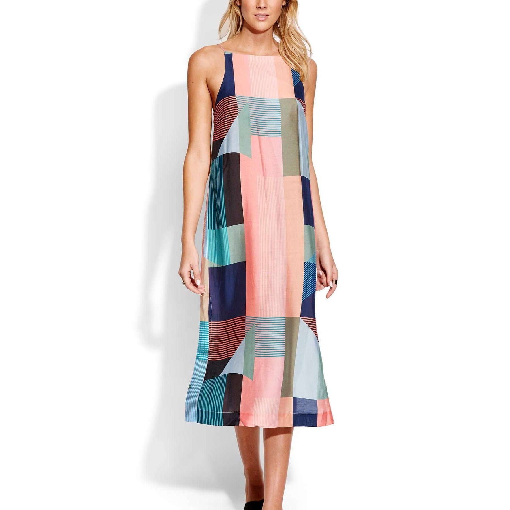 Modern Art Slip Dress - Walmart.com
