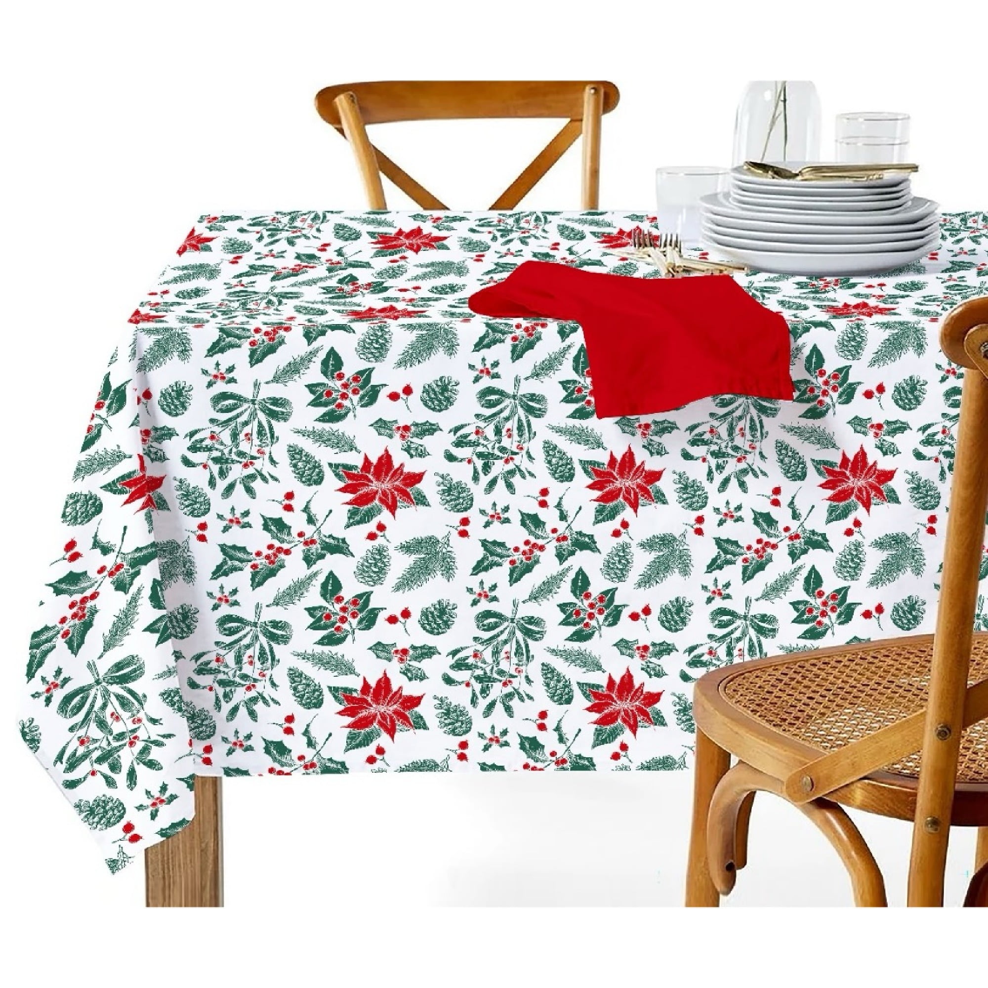 Click here for Ih Casadécor Cotton Table Cloth (60 X 90) (Mistlet... prices