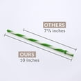 Cupture® BPA Free Reusable & Unbreakable Color Striped Straws - 12 ...