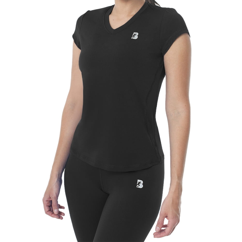 Playera Deportiva Manga Corta Mujer Dry-Fit BlackSecretSport | Walmart ...