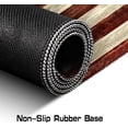 American Flag Wood Grain Computer Keyboard Pad, Cute Ladies' Office and ...