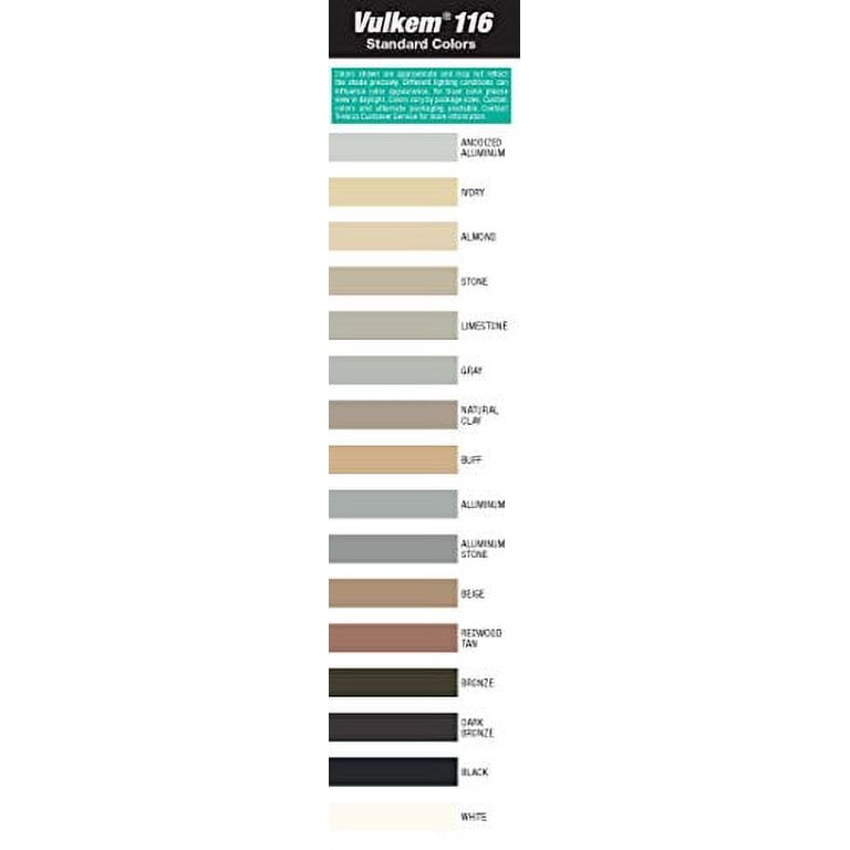 Vulkem 116 Color Chart Tremco 116 Vulkem Gray Sealant Case Of 12