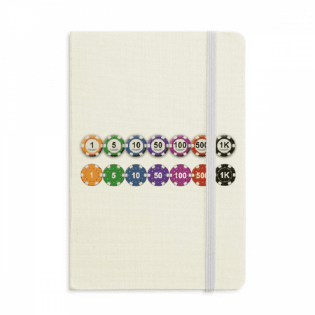 Chips Lateral Arrangement Illustration Notebook Official Fabric Hard ...