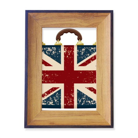 Union Jack Retro Suitcase Britain UK Flag Culture Photo Frame ...