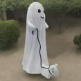 Spooky Ghost Dog Halloween Figurine, Funny Halloween Ghost Decors ...