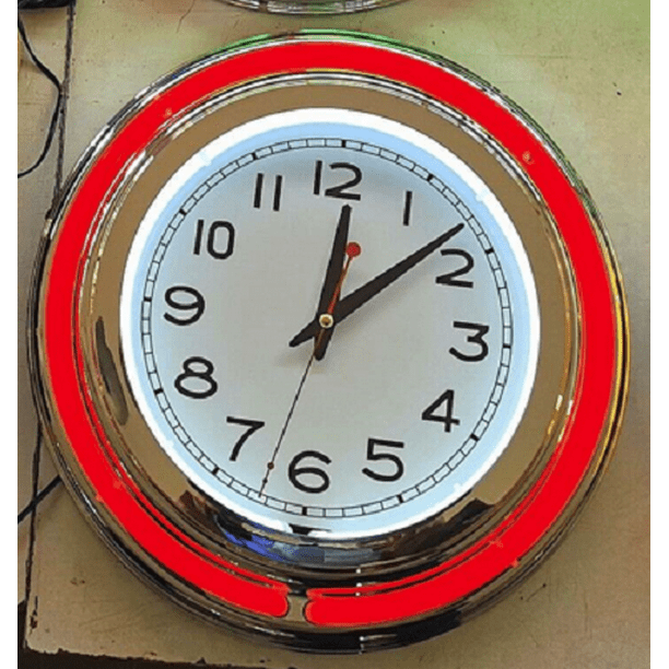 Neon Clocks Garage