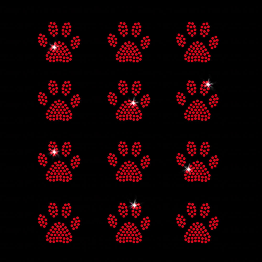 Set Of 12 Red Mini Paw Print Iron on Rhinestone Transfers By JCS Rhinestones Walmart set-of-12-red-mini-paw-print-iron-on-rhinestone-transfers-by-jcs-rhinestones-walmart