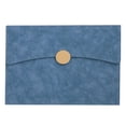 A5 Soft Pu Leather Notebook With 80Gsm Thick Paper, Tri-Fold Cover With ...
