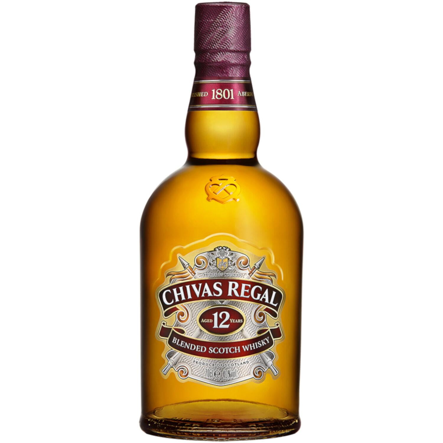 Pack de 6 Whisky Chivas Regal Blend 12 Años 750 ml | Bodega Aurrera en ...