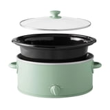 Mainstays 6 Quart Manual Slow Cooker, Green Sage - Walmart.com