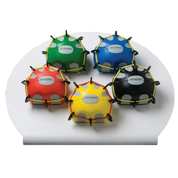 CanDo Digi-Extend n\' Squeeze Hand Exerciser with Stand, Medium 5-piece ...