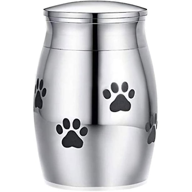 Mini Pet Urn Small Cremation Urn For Pet Ashes Stainless Steel Memorial ...