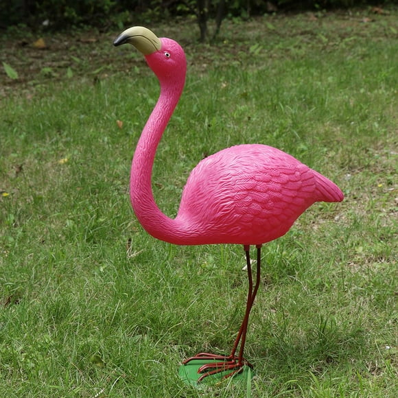 Plastic Lawn Flamingos