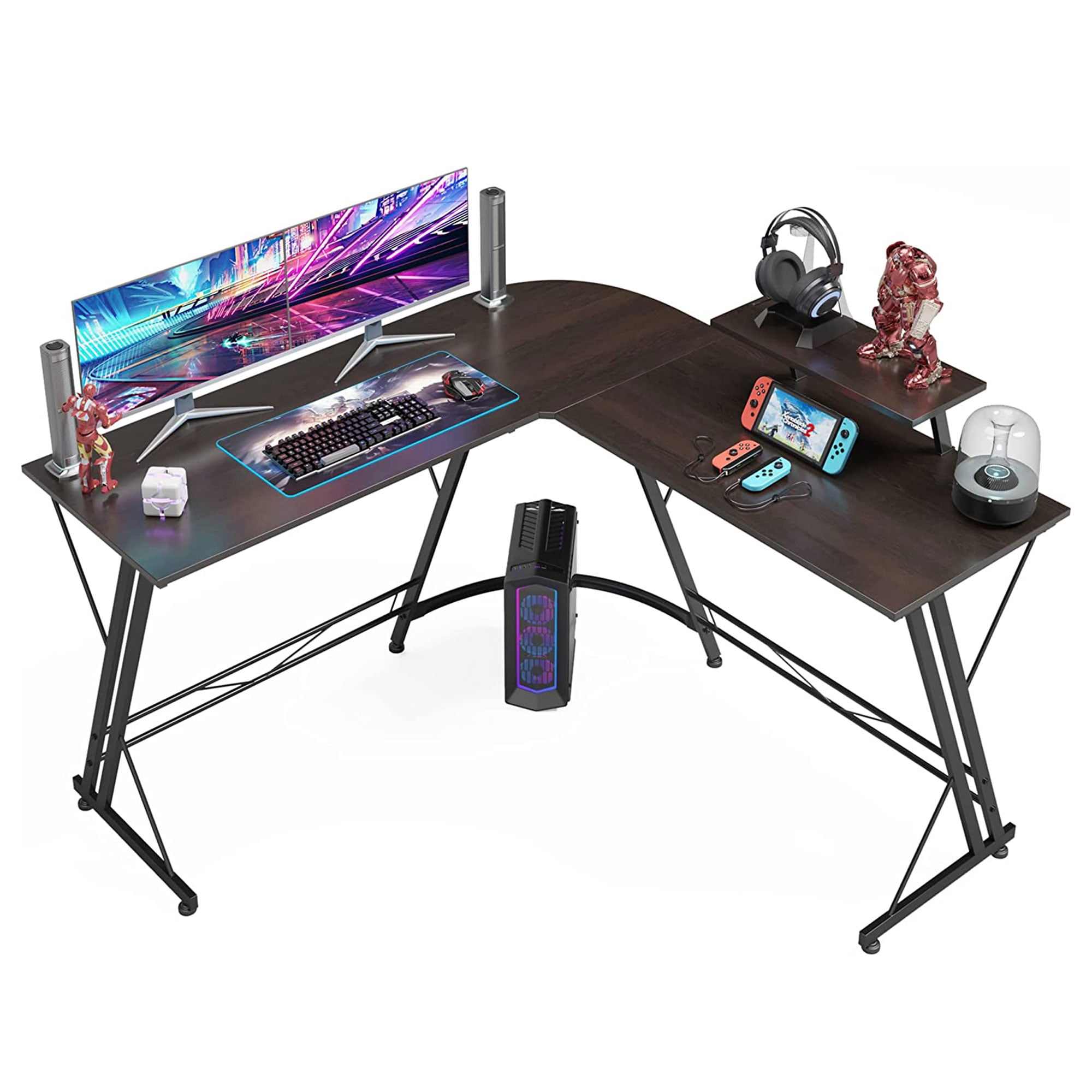 Click here for Somdot L Shaped Corner Gaming & Computer Desk W/Mo... prices