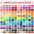 Quefe 168 Colors Clay Beads Bracelet Jewelry Making & Beading Kits ...