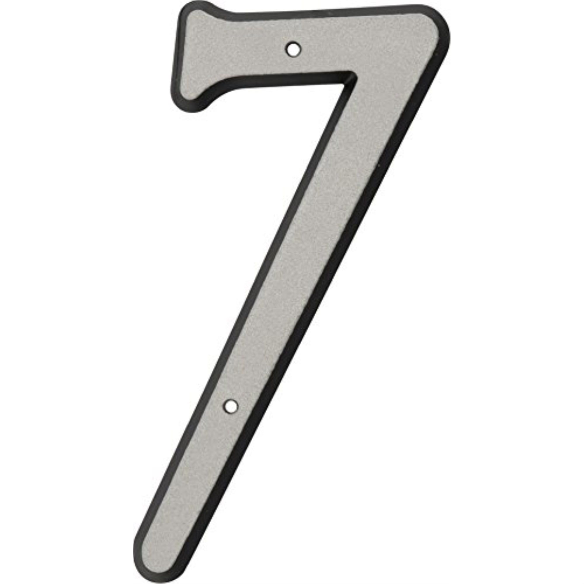 Hillman Group 841610 4 in. Nail-On Reflective Plastic House Number - 7 ...
