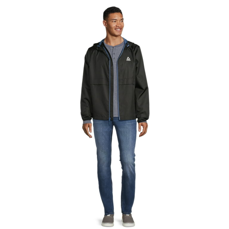 Reebok Men's and Big Men's Windbreaker Jacket, Sizes S-3XL Reebok Men's and Big Men's Windbreaker Jacket, Sizes S-3XL