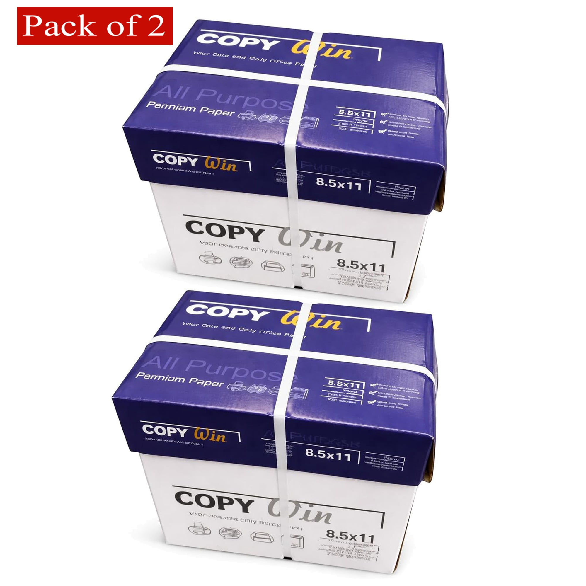 Copy Win A1 Premium Office Paper, White, 8.5 x 11 Inches, 500 Sheets ...