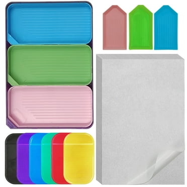 8 Pcs Diamond Painting Trays, AIFUDA Diamond Art Painting Kit Tool ...