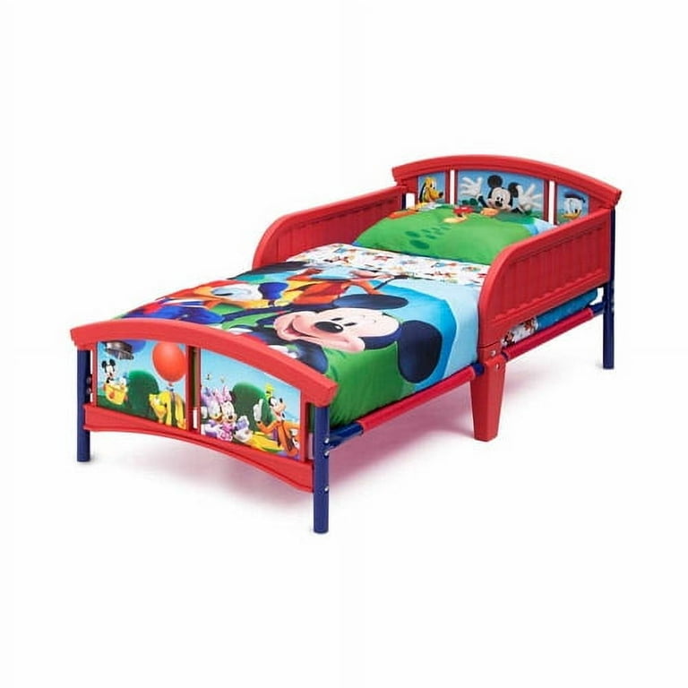 Delta Children Disney Mickey Mouse Plastic Toddler Bed Multiple Forms Walmart