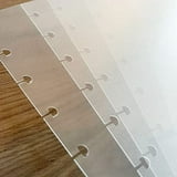 Clear Blank Binder Tab Dividers for 8 Disc Planners (6 Pk) - Walmart.com