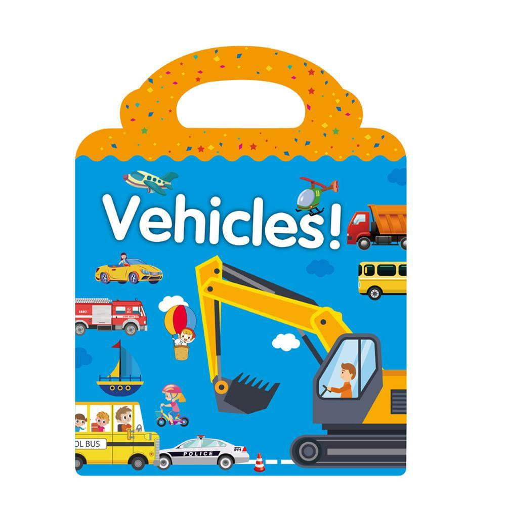 Reusable Static Sticker Books PVC Cute Window Clings for Kids ...