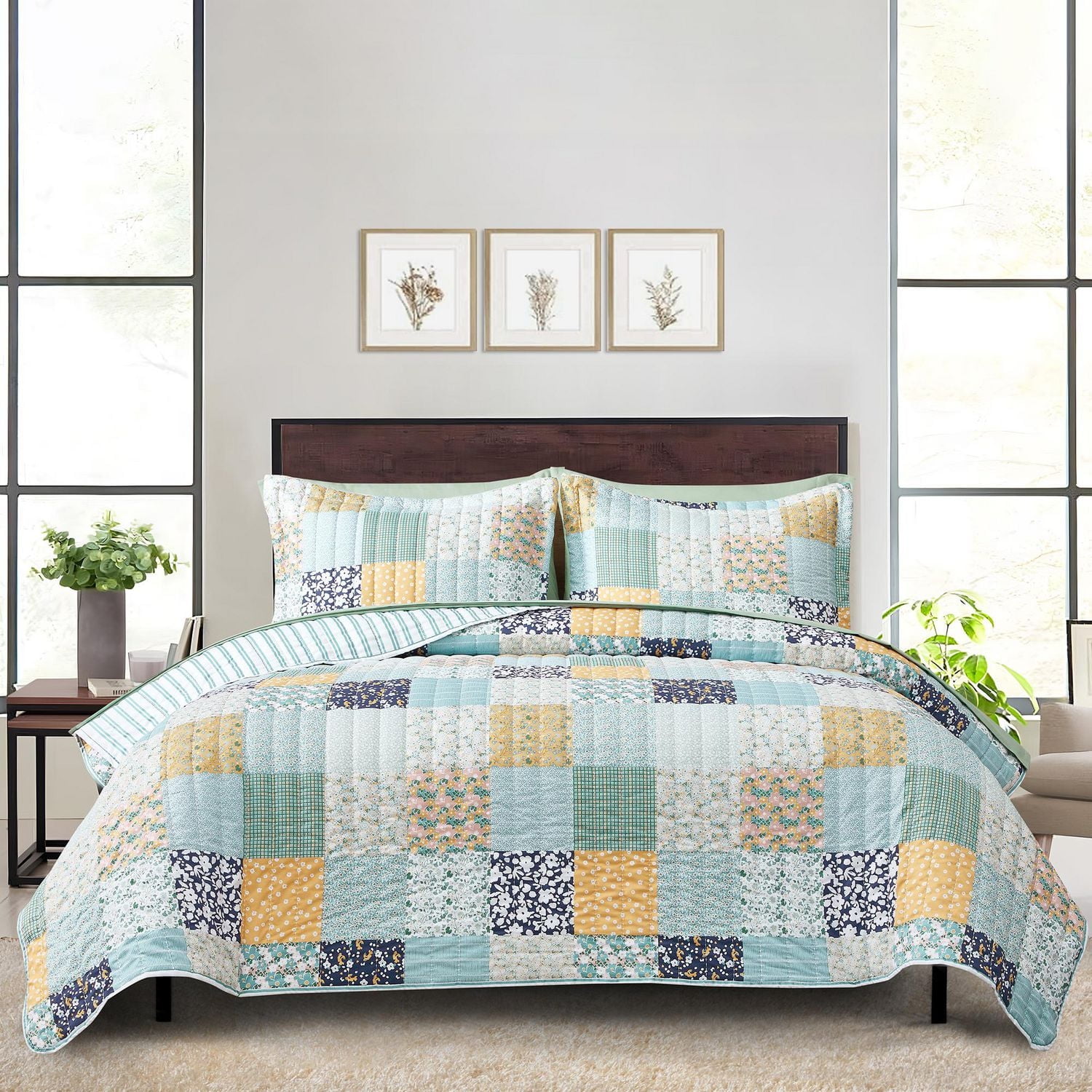 Click here for Mainstays Quit-In-A-Bag Bedding Set prices