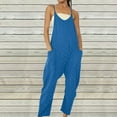 Dazajoo Sleeveless Jumpsuits for Women Casual Summer Scoop Neck ...