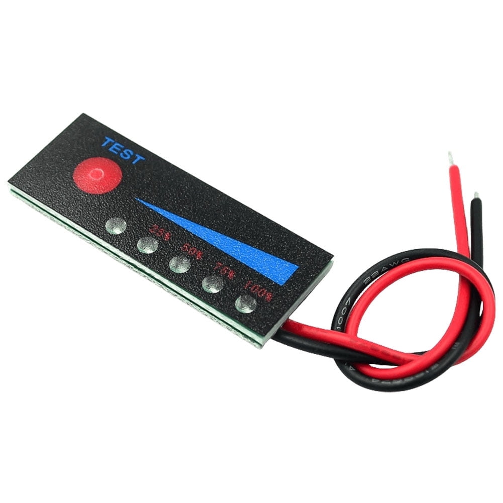 18650 Li-ion Lipo Capacity Board Tester Lithium Battery Level Indicator ...