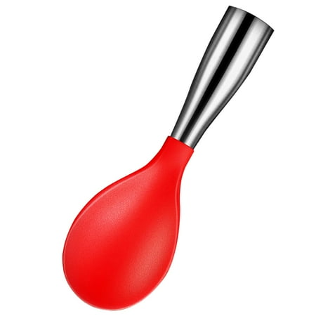 Rice Paddle,Rice Spoon Stand With Stainless Steel And Silicone,Durable ...
