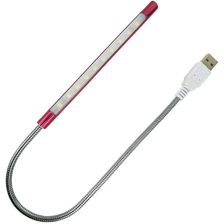 (Red) 1 Piece Portable Mini USB Camping Light Angle Adjustable USB ...