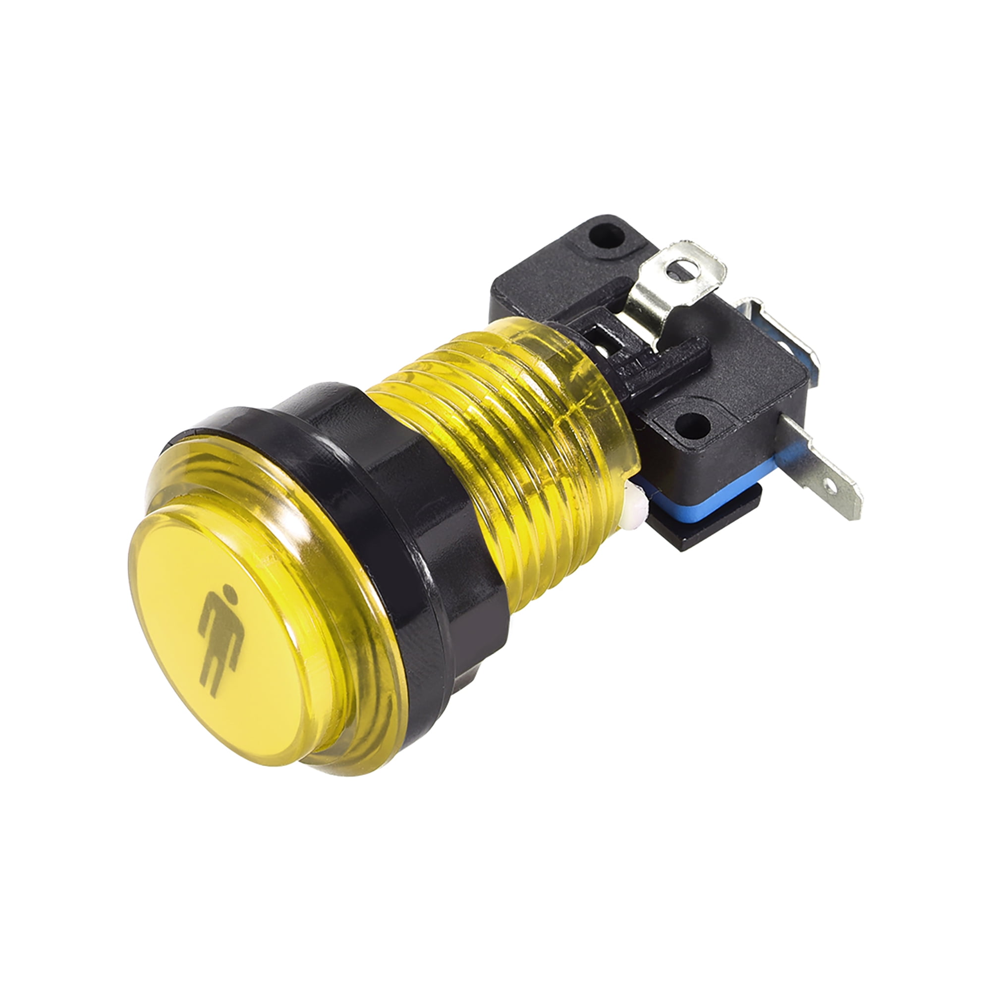 Game Push Button 33mm 12V LED Illuminated Push Button Switch with Micro ... Game Push Button 33mm 12V LED Illuminated Push Button Switch with Micro ...