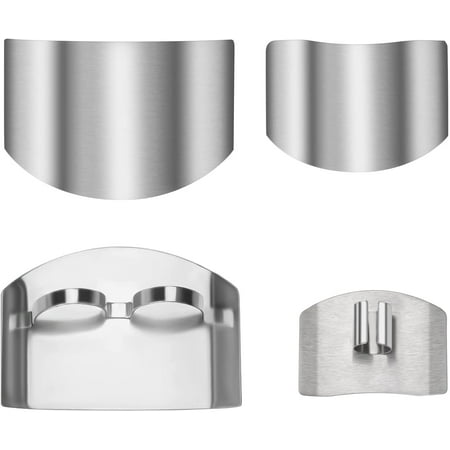 MAFNIO Finger Guards for Cutting, Stainless Steel Finger Guard 4 Packs ...
