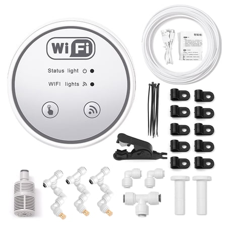 Mistaha Wireless Rainforest Automatic Mist Spray Kit Plant Humidifier ...