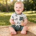 Baby Boy Clothes Mallard Duck Printed Short Sleeve Crew Neck Shirt ...