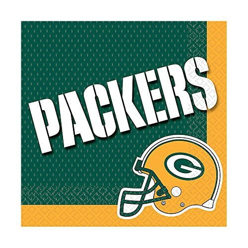 DesignWare Bay Packers NFL Luncheon Napkins - Walmart.com