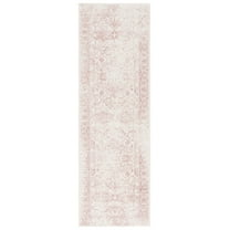 SAFAVIEH Adirondack Wyatt Traditional Distressed Area Rug, Ivory/Silver ...