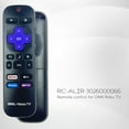 Ceybo Ergonomic Remote Control for Onn Roku TV with Netflix, Paramount ...