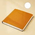 7.9"x8.1" Sturdy PU Leather Blank Notebook, 228 Pages Blank Paper with ...