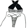 Womens Soft Crossover Plus Size Swimsuits Stylish Leather Elegant Sexy