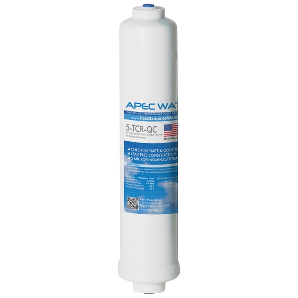 APEC Water Systems Series 10 Inline Carbon Water Filter - Walmart.com
