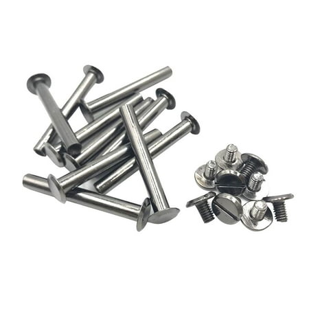 10 Pieces Posts Binding Screws Back Rivets Document Binding Hand Crafts ...