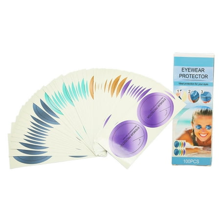 Sunbathing Tanning Eye Protectors, Tanning Eye Stickers Disposable 50 ...