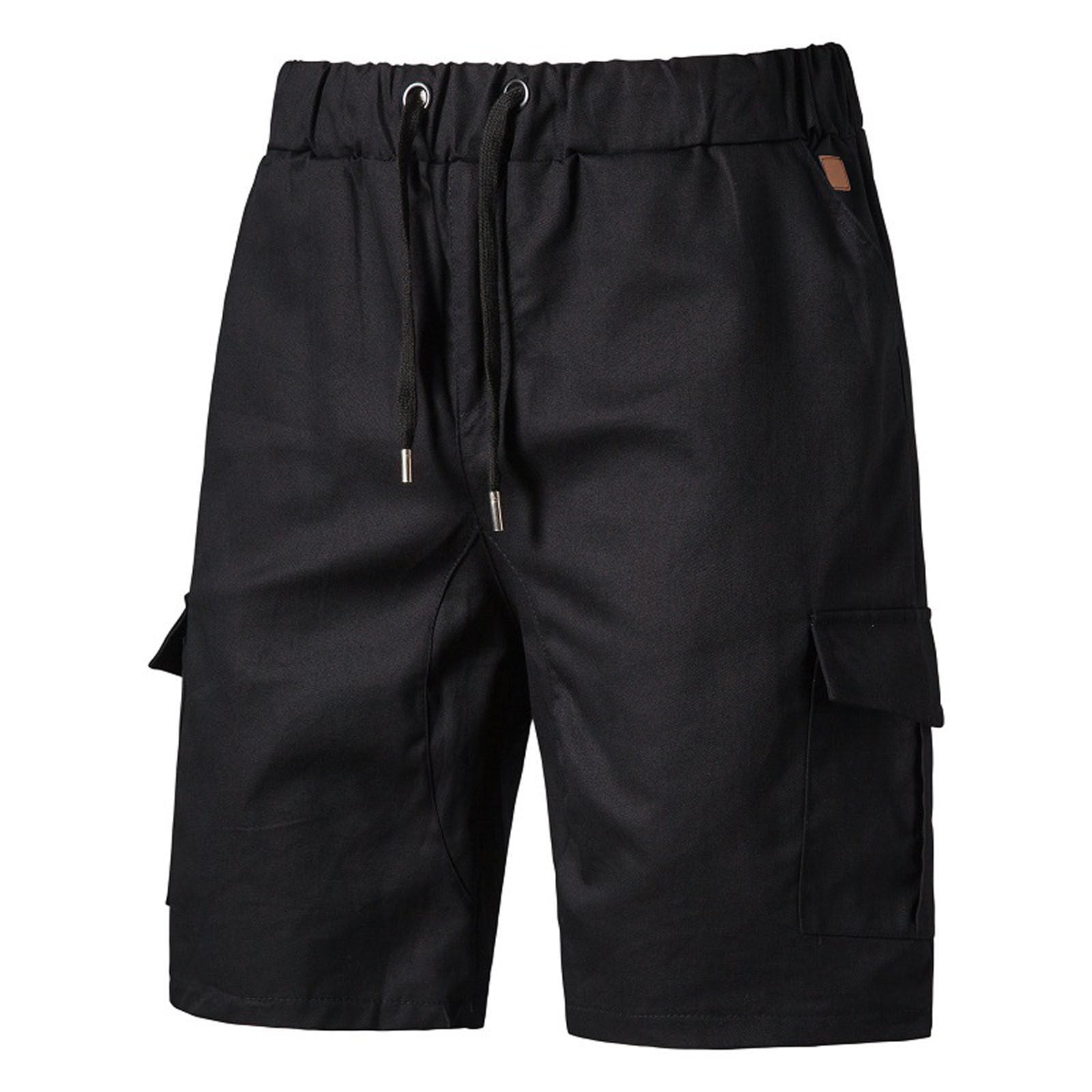 Mens Chino Shorts Elasticated Waist Cargo Shorts Sale Clearance ...