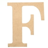 MPI Wood 8" Letter Classic Font F - Walmart.com