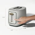 Free Shipping! Beautiful 2 Slice Toaster with Touch-Activated Display ...