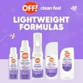 OFF! Clean Feel Picaridin Mosquito Repellent Spritz, Fragrance Free ...