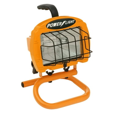 Designers Edge Telescoping Metal Halide Industrial Work Light, Orange ...